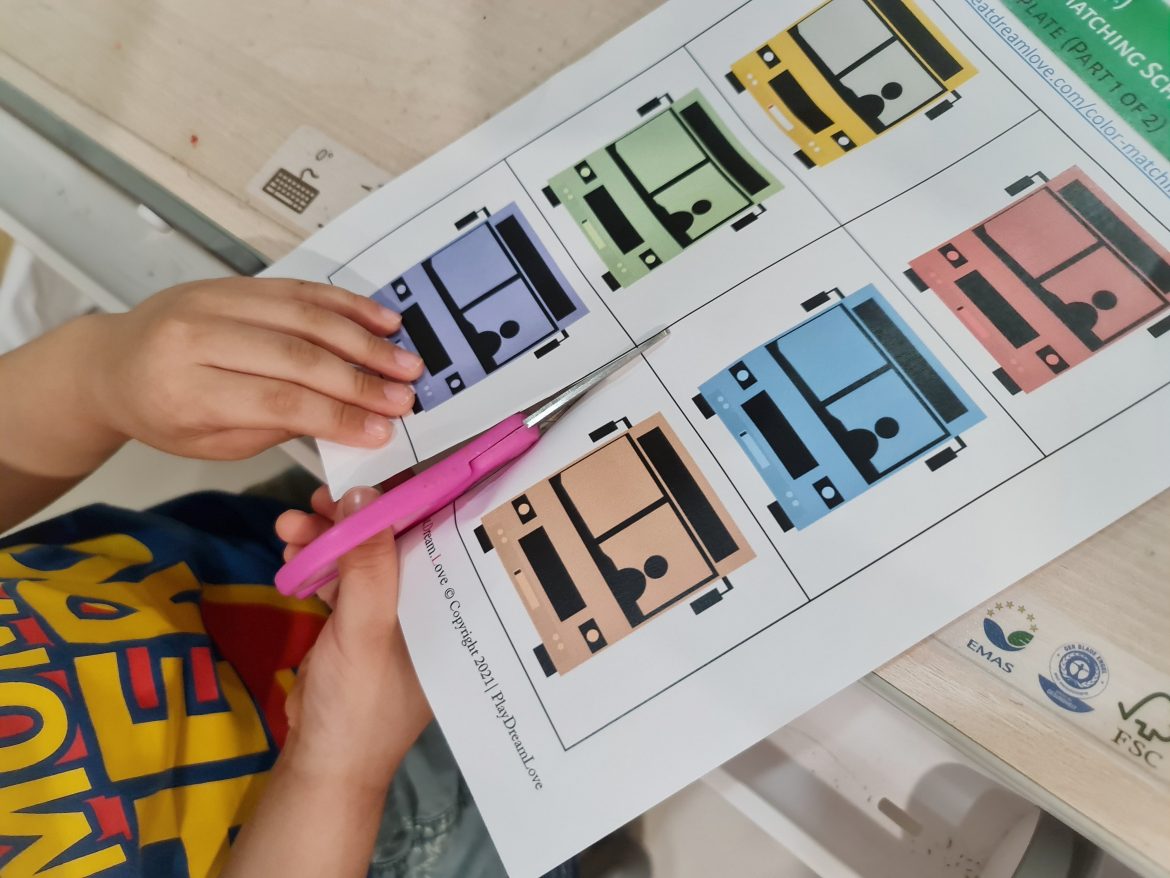 Color-Matching School Bus - EatDreamLove