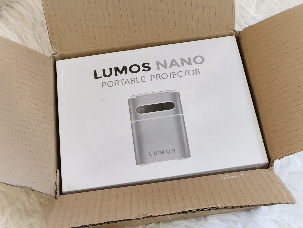 LUMOS NANO Home Cinema Mini Portable Projector Review - EatDreamLove