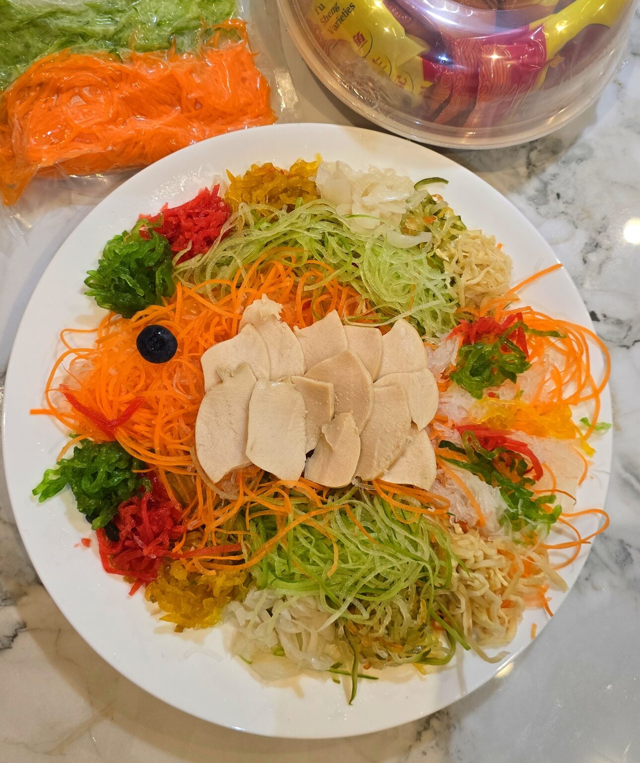 DIY Simple Yusheng - EatDreamLove